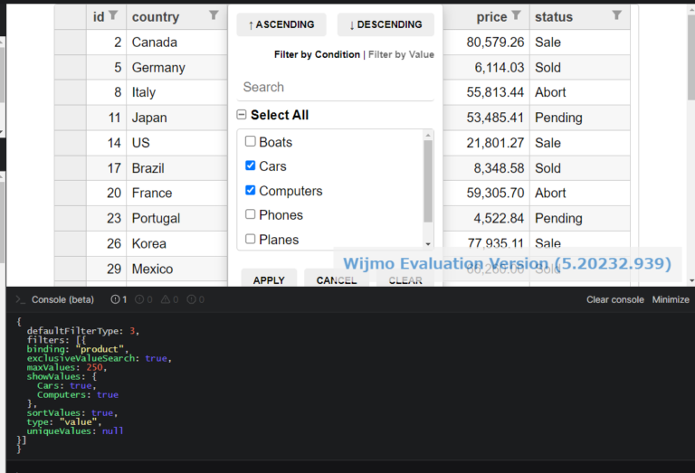 FlexGridFilterで画面ロードと同時に絞り込む方法 | HABATAKIブログ@翔